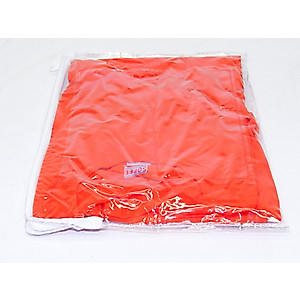 5-Pack Heavy Duty Thin Vinyl Zippered (Clear) Storage Bags (11" x 9") for Dresses, Shirts, Pants, Sheets, Fabrics (0.4 Gallon)