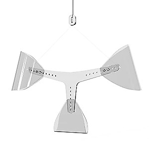 Women's Clothes Hanger Adjustable Transparent Invisible Photography Clothes Hanger Men's and Women's Clothes (NINGDE_USA_N21K_Man)