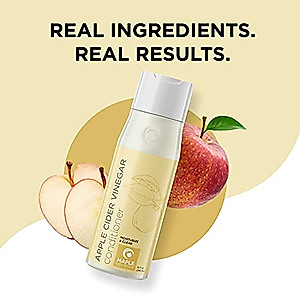 Cowash Apple Cider Vinegar Conditioner – Clarifying and Cleansing Conditioner for Hair Care with Plant Based Keratin Argan Oil and Rosemary Oil for Hair - Sulfate Free Conditioner for Dry Damaged Hair