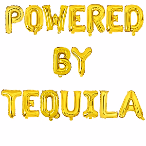 Wonmelody Margarita Birthday Party Decorations Powered by Tequila Balloon Banner Margs and Matrimony Bachelorette Decor Lemon Balloon Gimme One Magrarita Balloon Mexican Fiesta Bridal Shower Decor