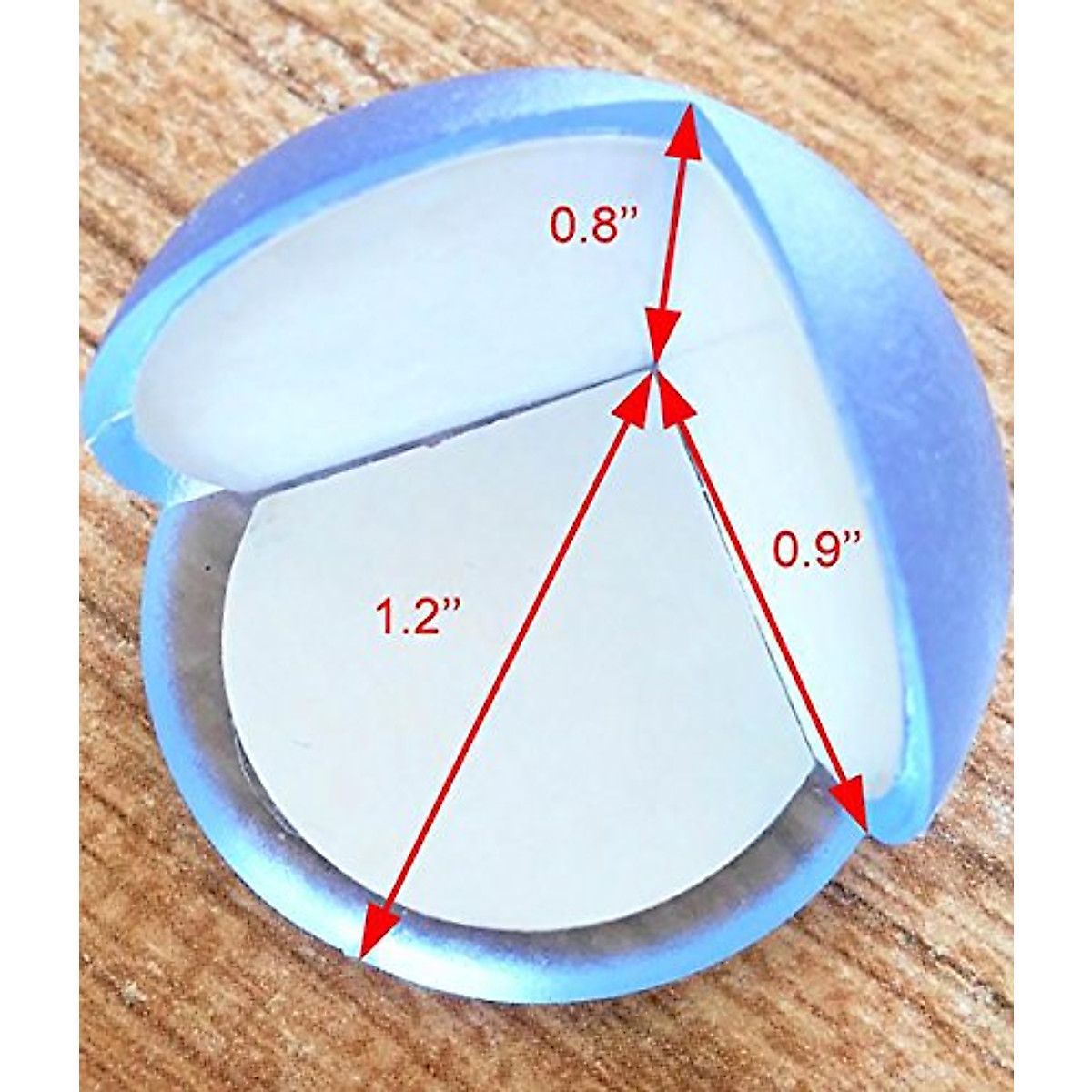 12 Pcs Baby Caring Guards Medical Grade from Paris Babyhome-Clear Furniture Corner Protectors-Child Proof Corner Safety