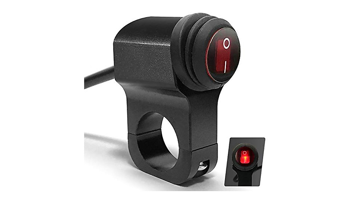 Durable 12V ATV Handlebar Light Switch for Motorcycles