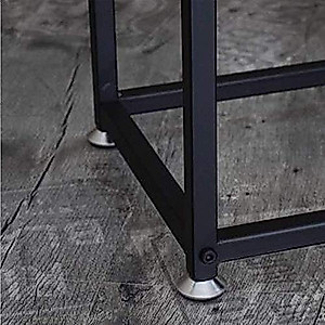 M-TOP Towel Holder Floor Standing for Bathroom, 2-Tier 43.3" Tall Freestanding Hand Towel Rack Stainless Steel Towel Rail Bath Storage to Keep Towels Dryblack-95x20x110cm