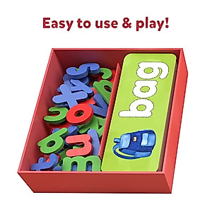 Skillmatics Ready to Spell - Educational Toy for Preschoolers, Stage-Based Learning to Improve Vocabulary & Spelling, Gifts for Ages 4 to 7