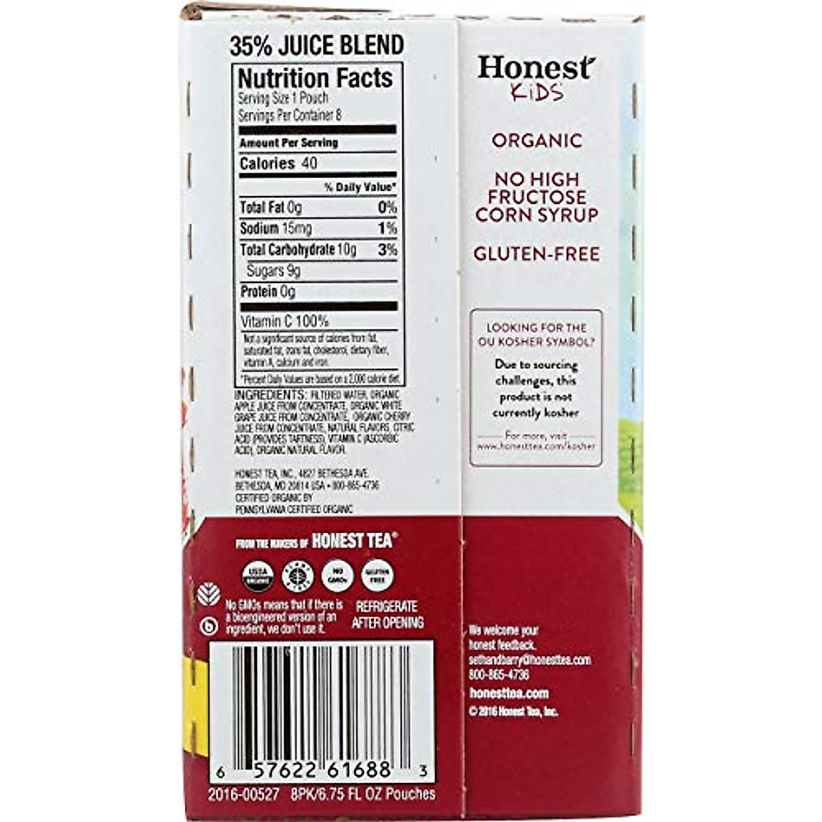 Honest Tea Juice Cherry Go Round, 54 fl oz
