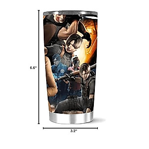 Stainless Steel Insulated Tumbler 20oz resident Wine evil Tea Coffee Hot Cold Iced Funny Travel Cups Mugs for Men Women