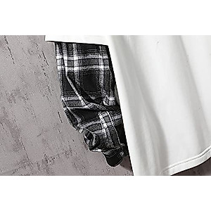 GURUNVANI Japan Style Patchwork Hoodies Men Characters Streetwear Hoodie Men Sweatshirt Medium