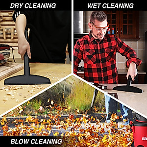 Shop-Vac 5 Gallon 2.0 Peak HP Wet/Dry Vacuum 90671 Genuine Type H 5-to-8-Gallon High-Efficiency Disposable Collection Filter Bag 4 Pack