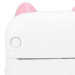 Kelepu Mini Printer Inkless Compact and Portable with Quick Printing for Mobile Thermal Printer (Roseate)