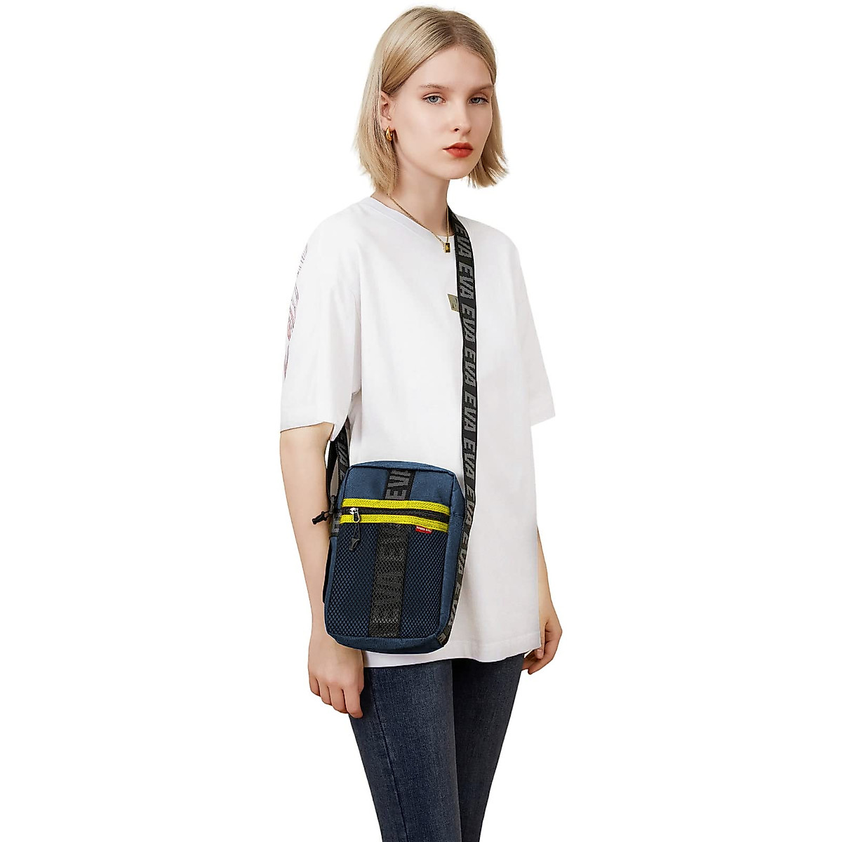 FIREFIRST Evangelion Mini Shoulder Bag RADIO EVA 10th Anniversary Crossbody Bag Worn by Asuka