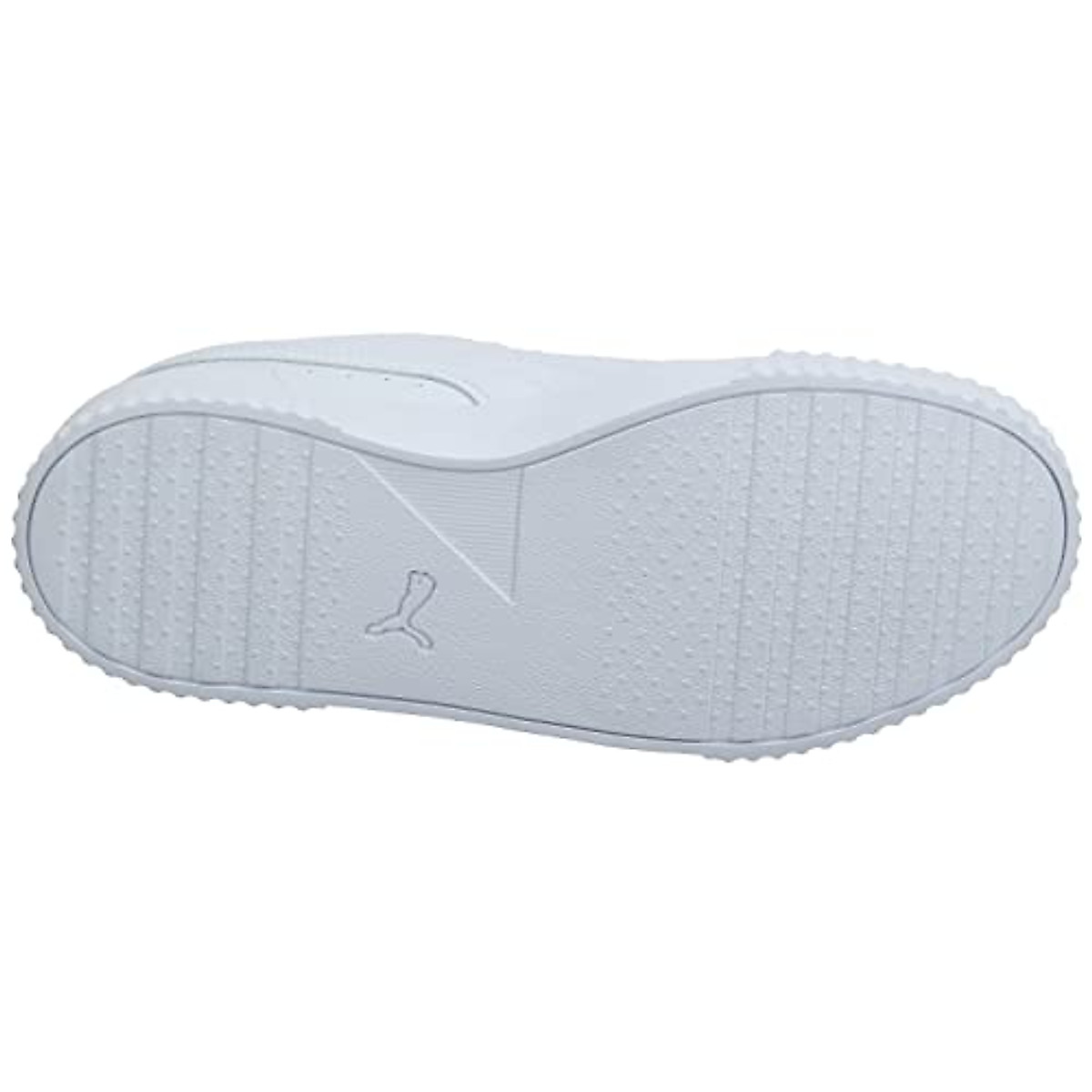 PUMA Women's Carina Sneaker, White White Silver, 9 M US