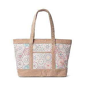 Donna Sharp Megan Tote Handbag in Willow - Great for Travel with Quick Access Pockets