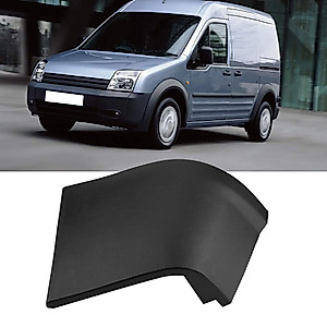 Rear Bumper Protector Caps Assembly Black Plastic Rear Bumper Guard Fit for Ford Transit Connect 2002-2013 1387174 4447730,etc