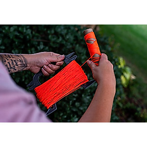 SGT KNOTS Rope Winder - Lightweight and Easy to Use Chord Storage Device for Paracord, Twine, Mason Line & Other (6" - 10 Pack, Gray)