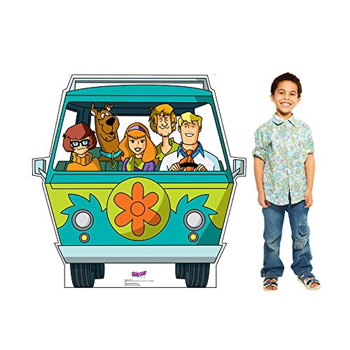 Cardboard People Mystery Machine Life Size Cardboard Cutout Standup - Scooby-Doo! Mystery Incorporated