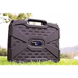 CASEMATIX Projector Travel Case with Customizable Foam Compatible with Epson PowerLite 1781W, V11H79602 and Other LCD Portable Projectors and Accessories - Includes Case Only for Home Theater Devices