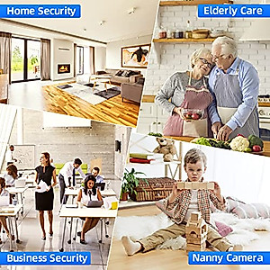 Hidden Camera Clock, 1080P WiFi Streaming Spy Camera with Night Vision Sits in Small Desk Alarm Clock, 120° View Angle Nanny Cam with Remote View, Motion Detection Alert, Video Recording (2.4G Only)