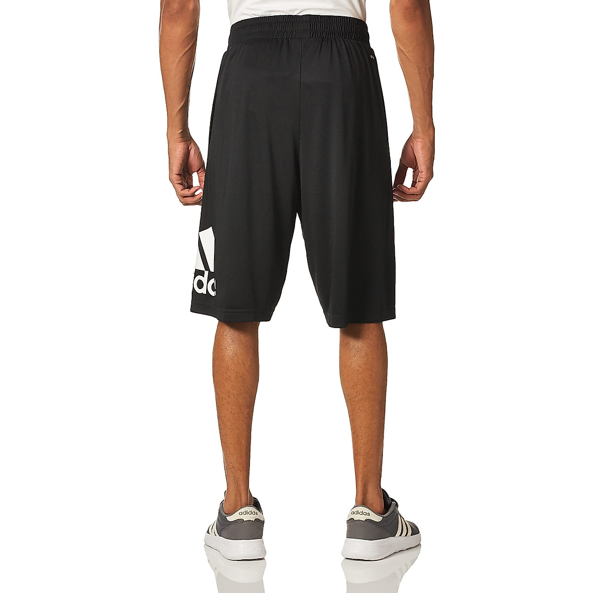 adidas Men's Basketball Crazylight Shorts, Black/White, Small