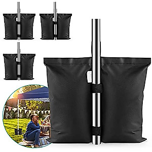 HOMDOX Weight Bags, Set of 4 (fillers are not included, bags only)