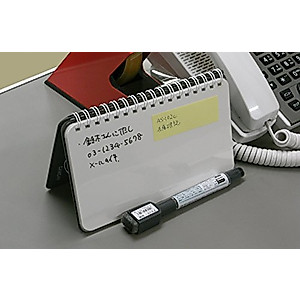 nu board Memo Size (4 x 7 inch) NGSH03FN08 Whiteboard Notebook - Dry Erase Notebook - Mini Size Dry Erase Board - Environmentally Reusable Notebook