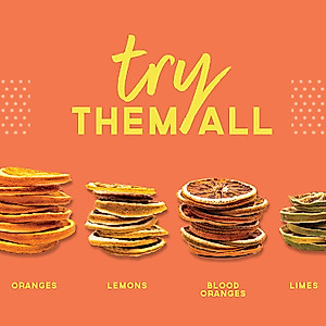 BlueHenry Dehydrated Orange Wheels - 3 oz - 25+ slices - Natural Fruit