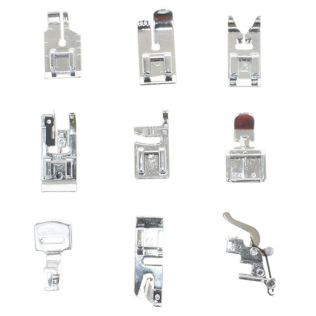 BIGTEDDY 15pc Domestic Sewing Machine Snap-On Presser Walking Foot Kit for Brother, Singer, Babylock, Janome, Pfaff, Kenmore, Riccar, Necchi
