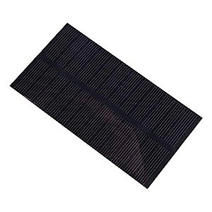 Delaman Solar Panel, DIY Safety Solar Power Charging Panel Monocrystalline Silicon