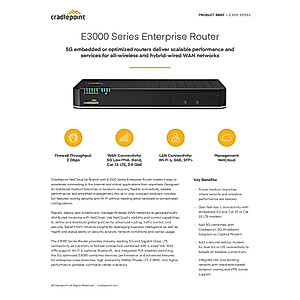 1-yr NetCloud Essentials Plan with E3000 Router with WiFi (1200 Mbps Modem)
