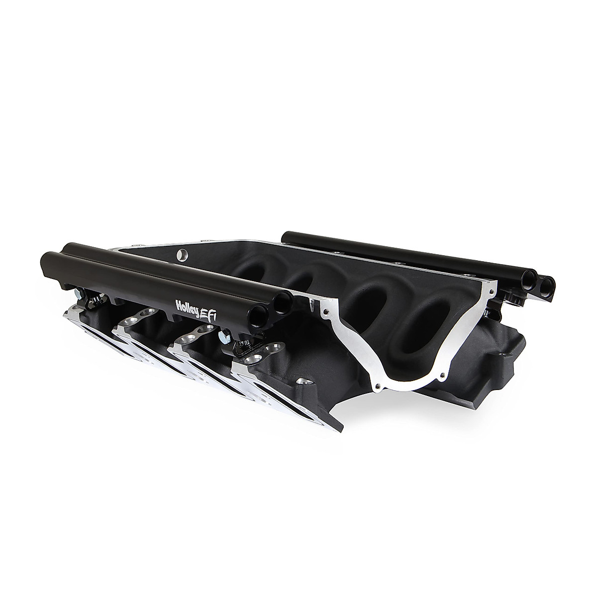 Holley 300-603BK: Base Intake Manifold & Fuel Rails, Ls1 Lo-Ram, Black
