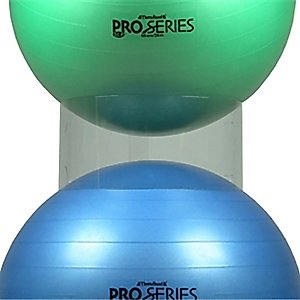 THERABAND Exercise and Stability Ball Stackers for Storage of Stability Balls, Exercise Balls, Yoga and Pilates Balls, Physical Therapy Equipment, Training Equipment, Fitness Class Equipment, Set of 3