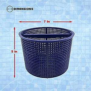 Poolzilla 1 Pack 7" Skimmer Basket, Replacement for Hayward SPX1082CA, SP1082, SP1083, SP1084, SP1085 & Aladdin B-152, Made of Durable ABS Plastic