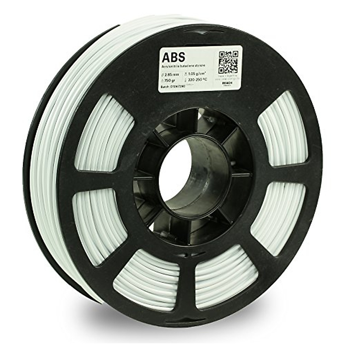 KODAK ABS Filament 2.85mm for 3D Printer, White, Dimensional Accuracy +/- 0.03mm, 750g Spool (1.7lbs), ABS Filament 2.85 Used as 3D Printer Filament to Refill Most FDM Printers