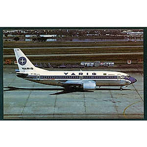 Varig South America Boeing 737 Jet Commercial Airplane Rio De Janeiro International Airport Postcard