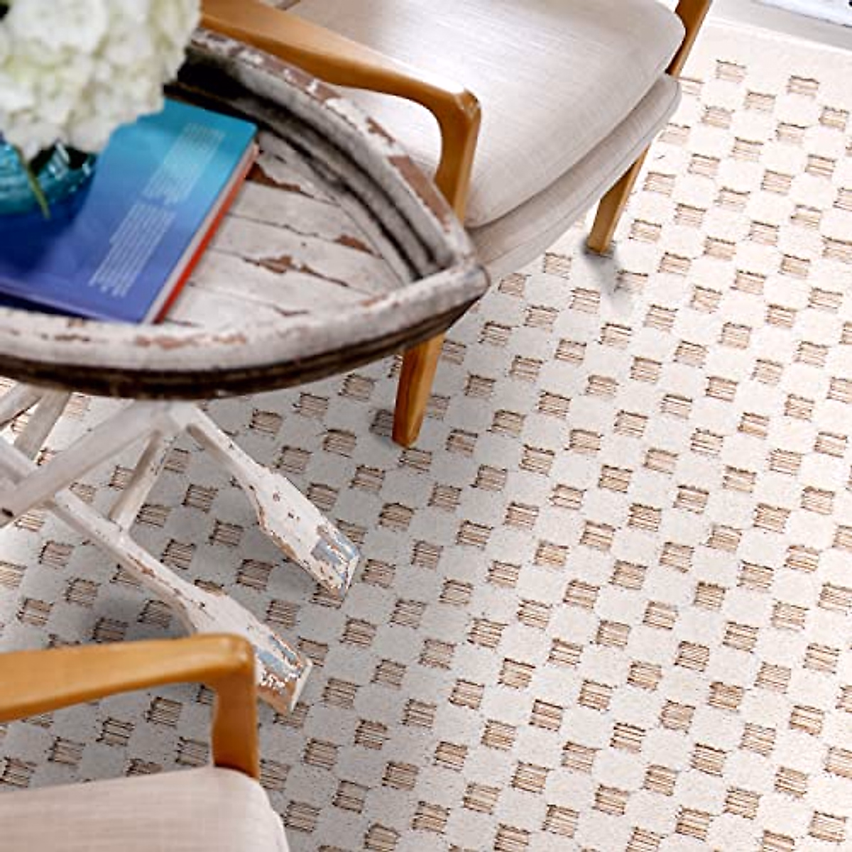 Simply Southern Cottage Lecompte Area Rug, 5' x 7', Beige