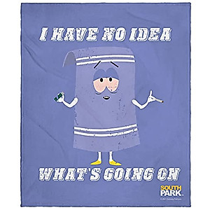 INTIMO South Park Towelie What's Going On Silk Touch Plush Throw Blanket