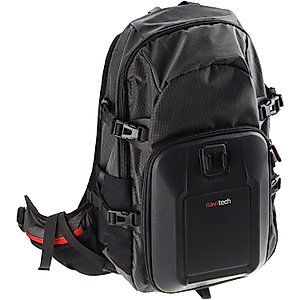 Navitech Action Camera Backpack & 18-in-1 Accessory Combo Kit with Integrated Chest Strap - Compatible with DragonTouch Vision 3 Pro Action Camera