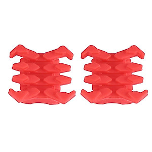 Zerone 2 Pcs Compound Bow Stabilizer Archery Rubber Bow Limbs Vibration Damper Archery Bow Accessories Crab Shaped Shock-Absorbing Sliencer for Hunting Traing(Red)