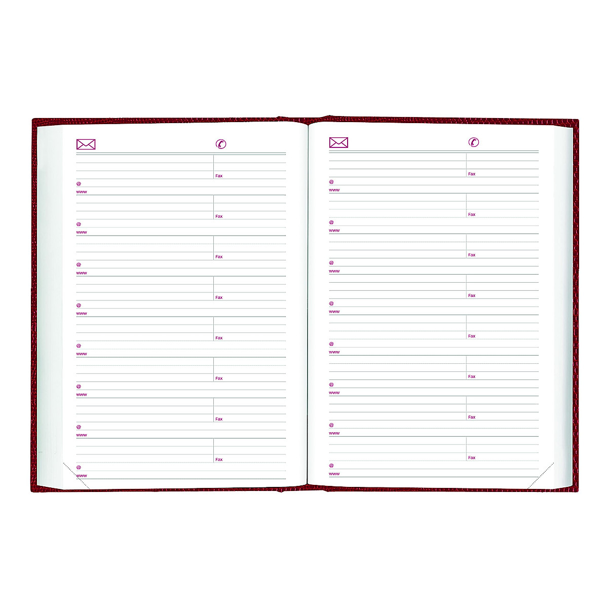 Brownline 2023 Traditional Daily/Monthly Planner, Untimed Journal, 12 Months, January to December, Perfect Binding, 7.5" x 5", Bright Red (CB387.RED-23)