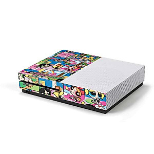 Skinit Decal Gaming Skin Compatible with Xbox One S Console - Officially Licensed Warner Bros Powerpuff Girls Patches Design