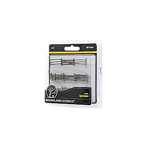 Woodland Scenics A2981 HO Log Fence