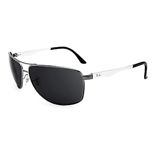 Revant Replacement Lenses Compatible With Ray-Ban RB3506 64mm, Polarized, Black Chrome MirrorShield