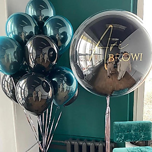 Bobo Balloons 36 Inch, 10 Pcs Clear Bubble Balloons, Large Thickened Transparent Bobo Balloon for Birthday Party Wedding Baby Shower Fill Flower Bear Confetti Aniversary Christmas New Year Decorations