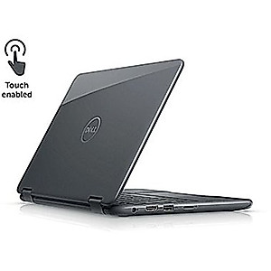 2018 Newest Dell Lightweight Inspiron 11.6" Touchscreen 2 in 1 Laptop PC AMD A6-9220e Processor 4GB DDR4 RAM 32GB eMMC SSD Hard Drive Radeon R4 Graphics Wifi Webcam Bluetooth 3.2 Lbs Windows 10-Gray