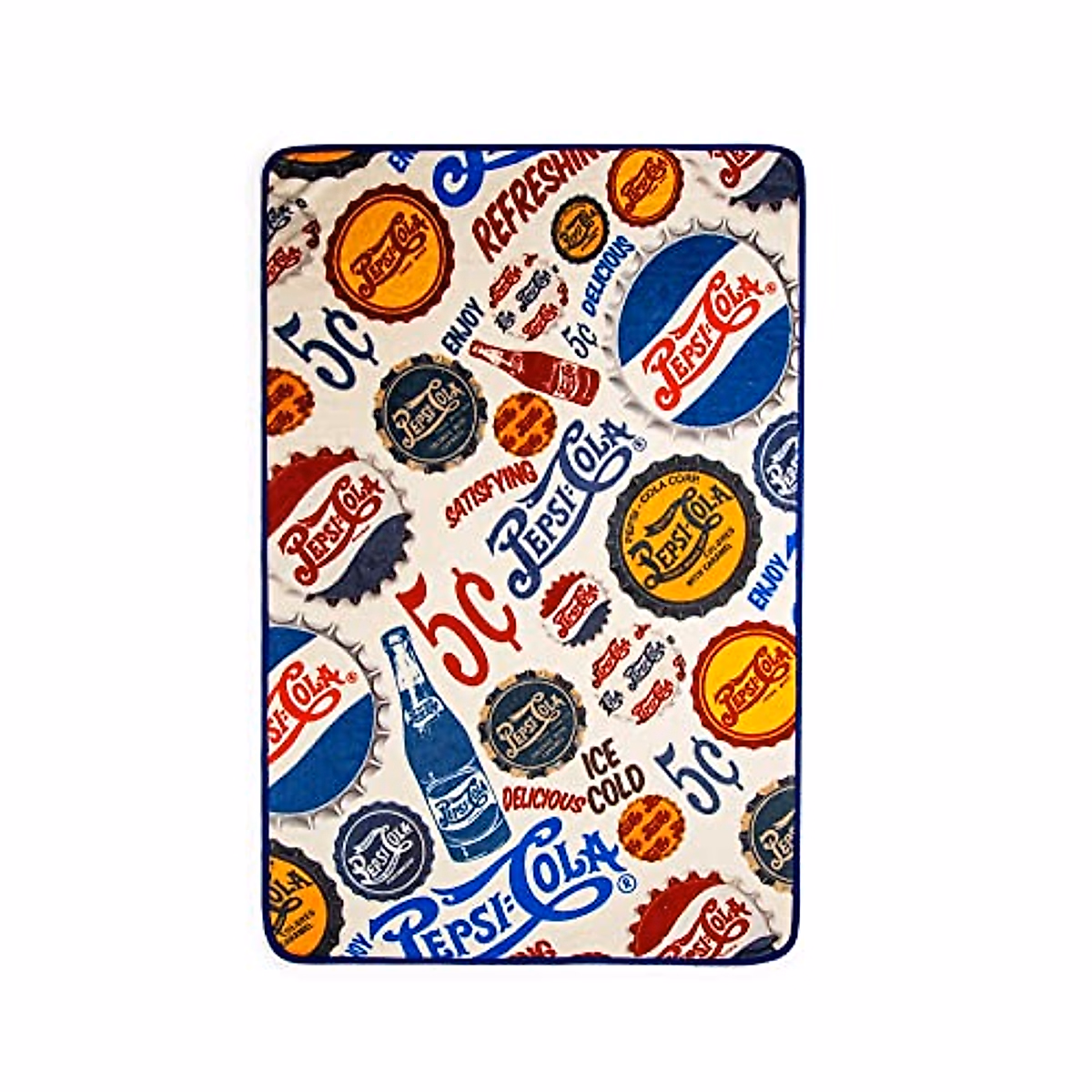 PepsiCo Pepsi-Cola Microplush Warm Throw Blanket