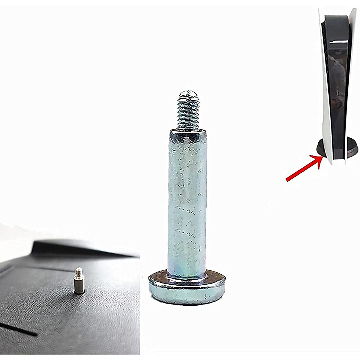 2 x Vertical Stand Holder Bottom Screw Fixing Screws for PS5 Controller Stand Support Screws