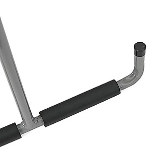 HOME RIGHT Overhead Garage Storage Rack, 16.5 Inch Heavy Duty Ceiling Double Storage Hooks Utility Hanger for Hanging Lumber Ladder Tool Bike & Other Bulky Items (4 Pack, Grey)