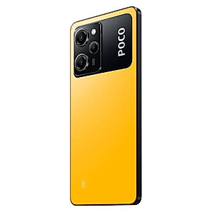 Xiaomi Poco X5 PRO 5G + 4G Volte Global Unlocked 128GB + 6GB GSM 6.67" 108 mp Triple Camera (ONLY Tmobile Mint Tello USA Market) + (Car Fast Car 51W Charger Bundle) (Yellow)