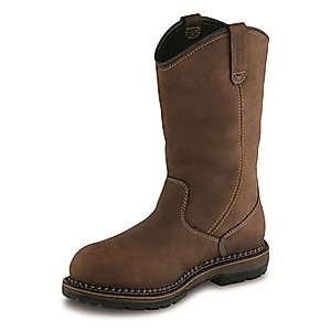 Irish Setter mens Pull-on Mid Calf Boot, Brown, 10.5 Wide US