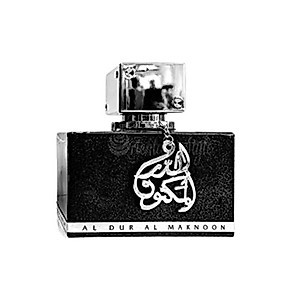 Al Dur Al Maknoon Silver for Men EDP - 100 ML (3.4 oz) I Fresh Light Leather With Fruity Accents I Leathery,Musky,Slightly Smoky with a pleasant aura I Suitable for any Occasion I by Lattafa