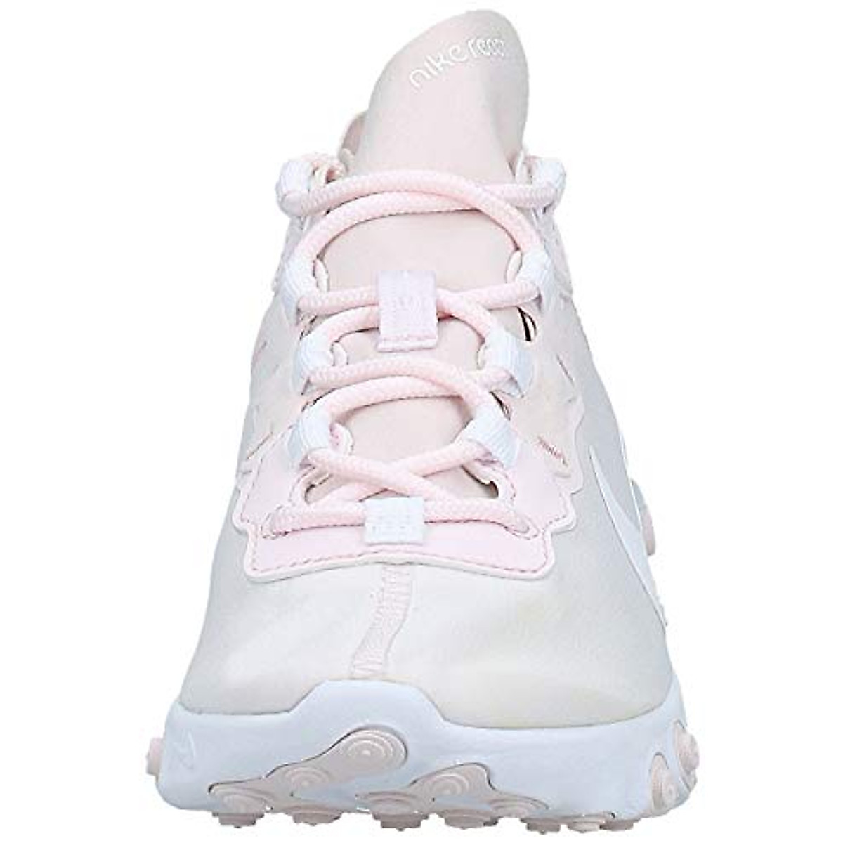 Nike Women's React Element 55, Pale Pink / White, 7.5